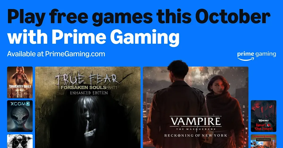 Amazon Prime Gaming Free Games for October 2025 - Full List ...