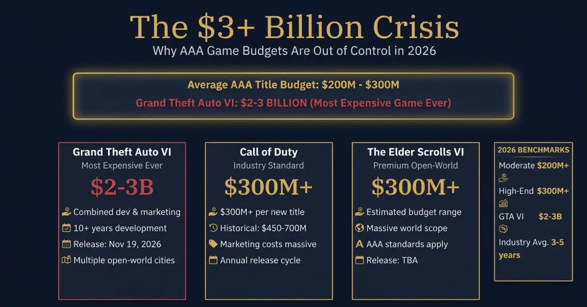The $300 Million Crisis: Why AAA Game Production Costs are Exploding in ...