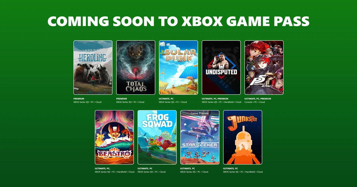 UPDATED Xbox Game Pass June 2026: Schedule of Confirmed Titles ...