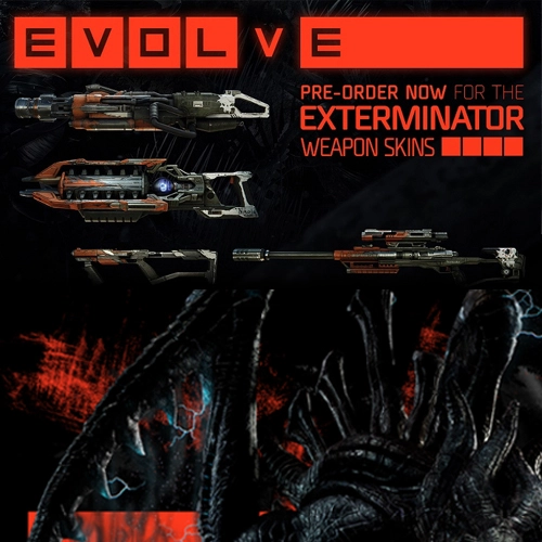 Buy Evolve Exterminator Weapon Skins Pack XBox One Game Download ...
