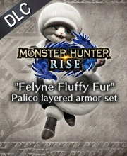 Buy Monster Hunter Rise Felyne Fluffy Fur Palico layered armor set CD ...