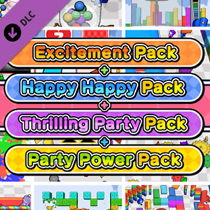 Buy Party Party Time Excitement Happy Thrilling Power 4 Pack Set ...