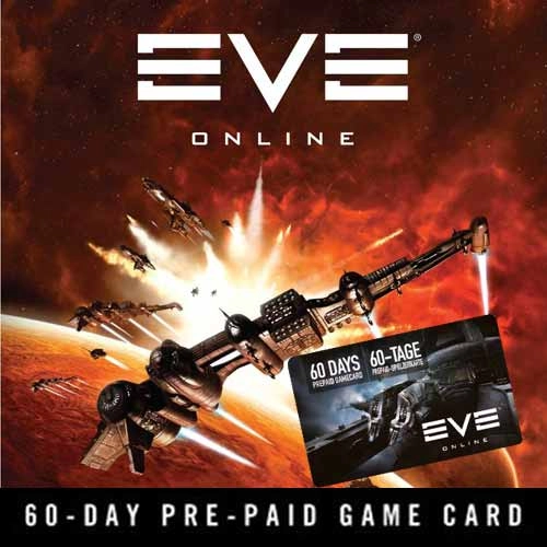 Compare and Buy Gamecard Eve Online 60 Days Prepaid Time Card