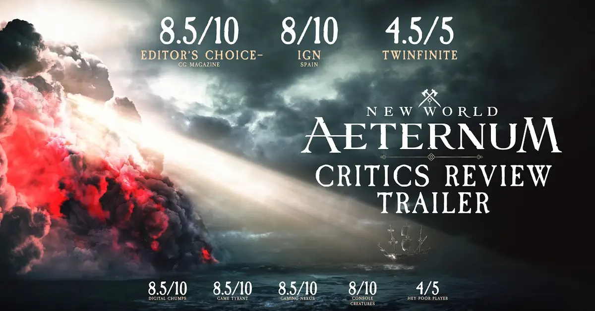 New World: Aeternum’s Accolade Trailer Highlights Press Acclaim ...