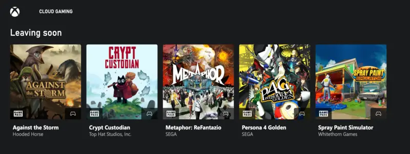 UPDATED Full List of Games Leaving Xbox Game Pass in May 2026 ...