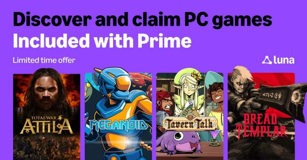 Amazon Prime Free PC Games for February 2026 — Luna Standard Titles ...